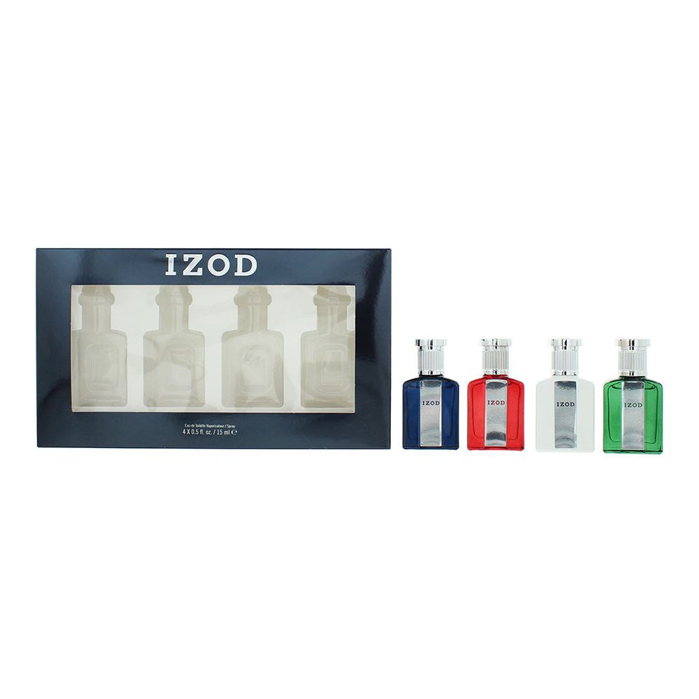 Izod Legacy Coffret 4 Piece Gift Set: EDT 4 x 15ml For Men — Red Label ...