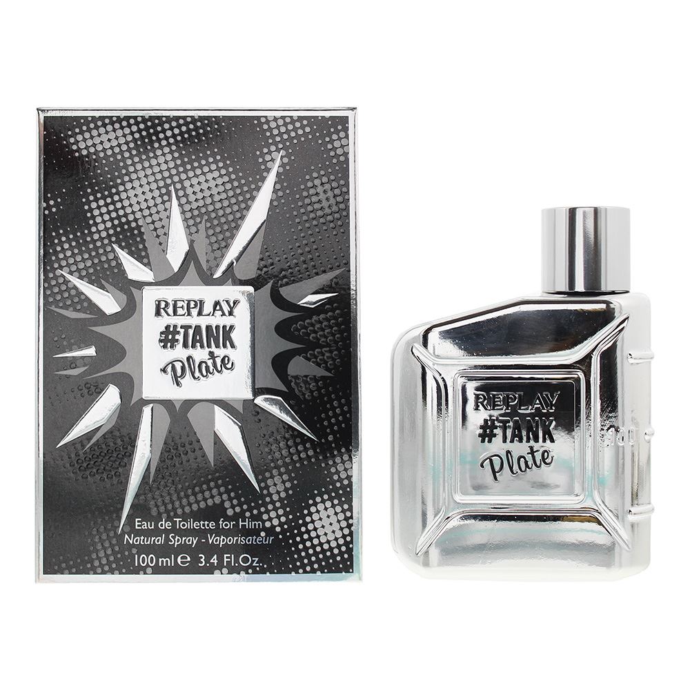 Replay Tank Plate Eau de Toilette 100ml Men Spray — Red Label Outlet