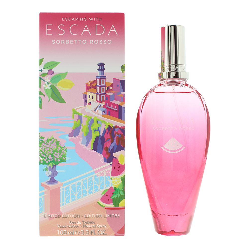 Escada Sorbetto Rosso Limited Edition Eau De Toilette 100ml Women Spra ...