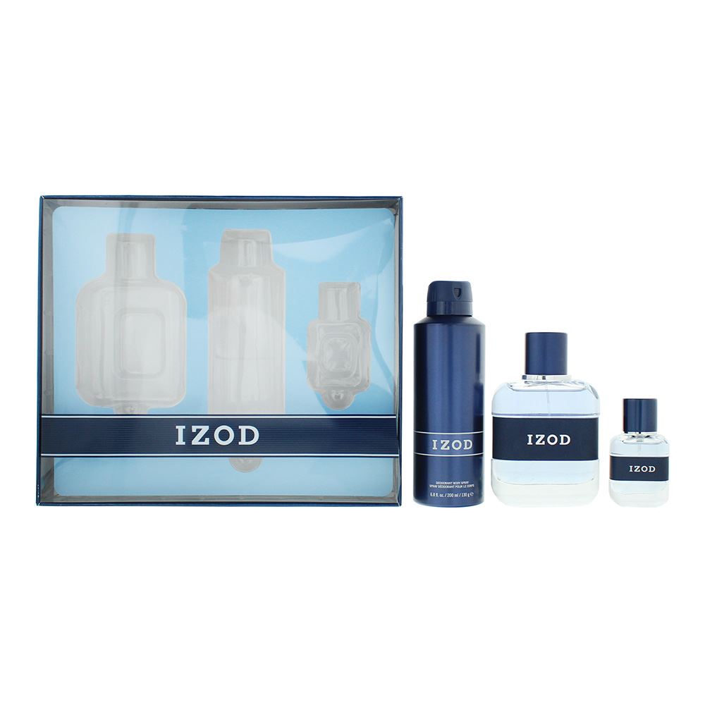 Izod New Classic 3 Piece Gift Set For Men — Red Label Outlet
