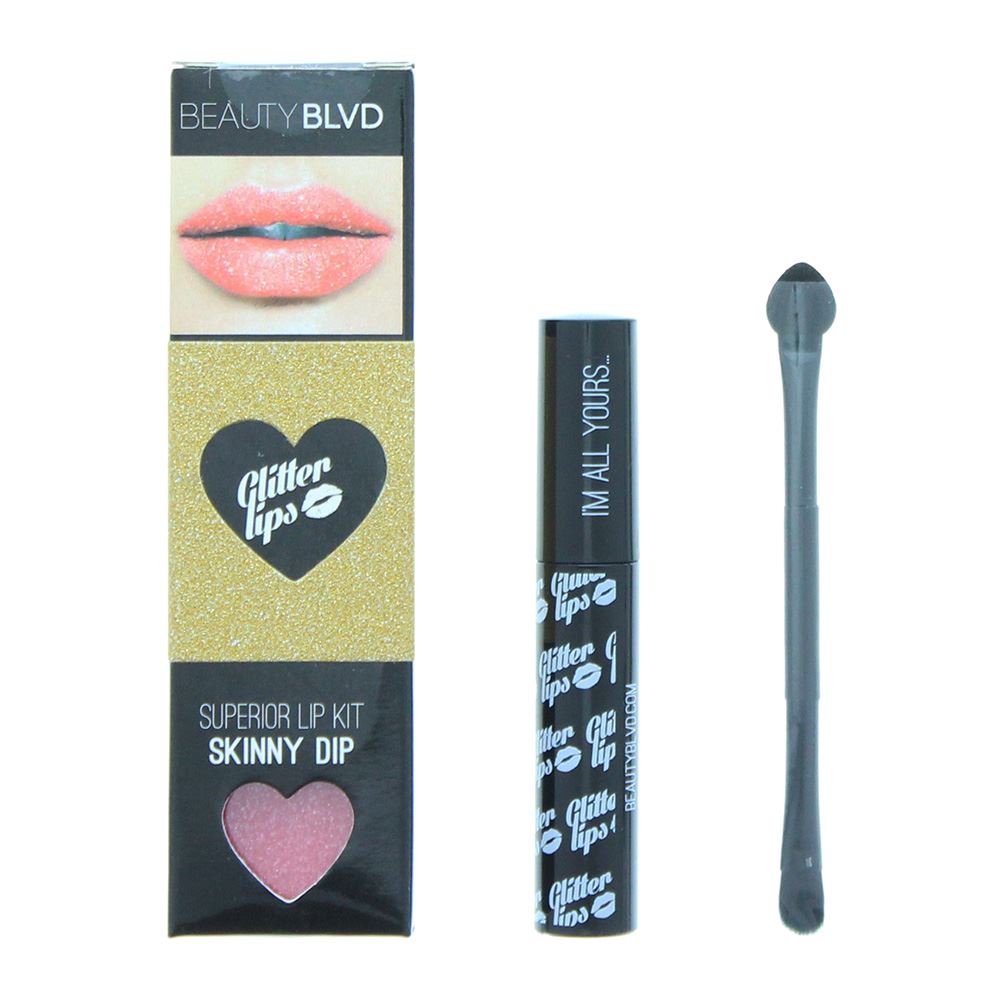 Beauty Blvd Lips Skinny Dip Gift Set: Gloss Bond 3.5ml - Glitter 3g ...