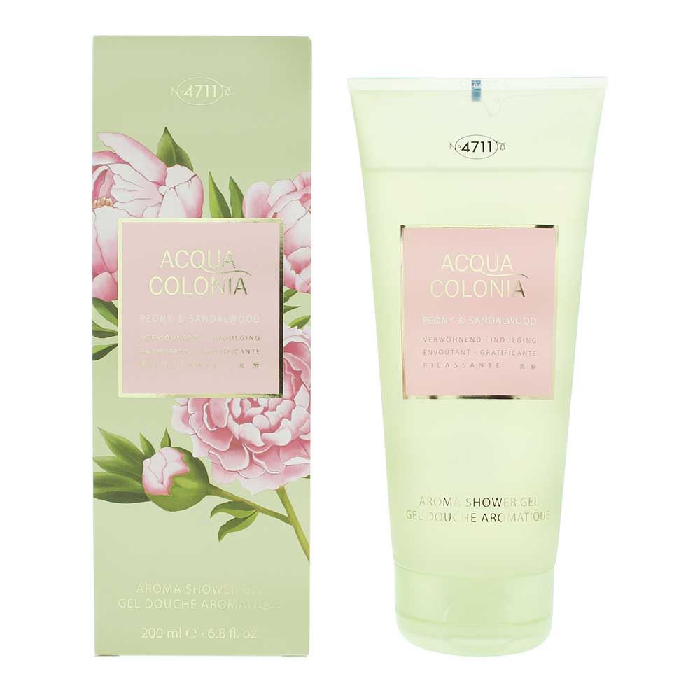 4711 Acqua Colonia Peony Sandalwood Shower Gel 200ml For Unisex — Red ...