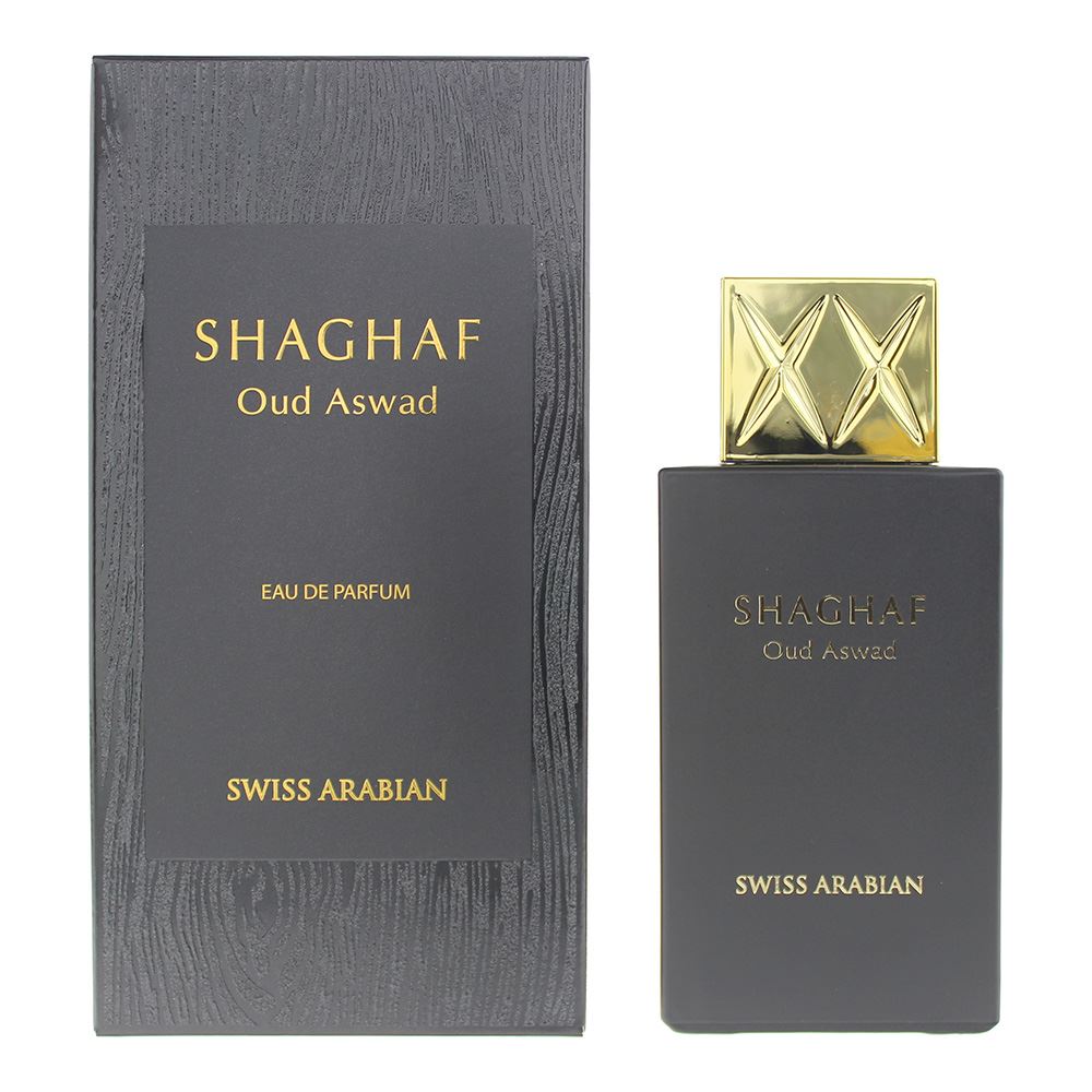 Swiss Arabian Shaghaf Oud Aswad Eau de Parfum 75ml Unisex Spray — Red ...